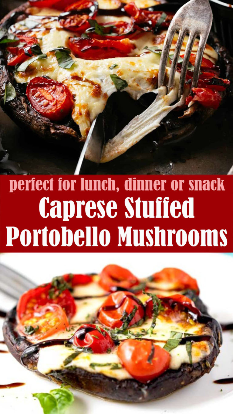 Caprese Stuffed Portobello Mushrooms – Reserveamana