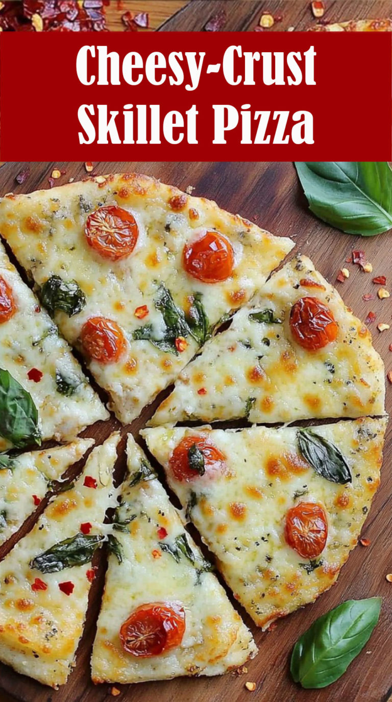 Cheesy-Crust Skillet Pizza – Reserveamana