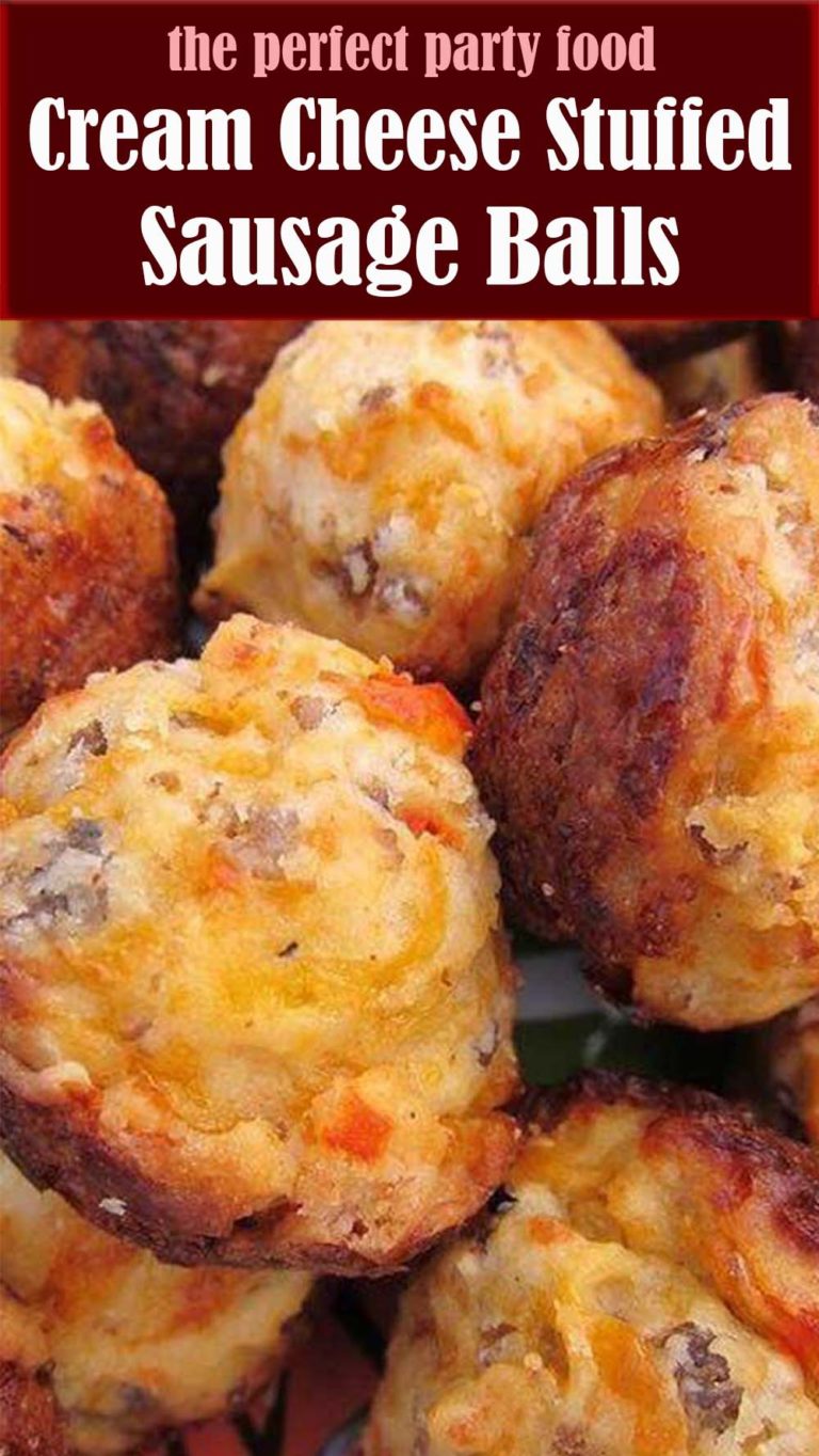 Cream Cheese Stuffed Sausage Balls – Reserveamana