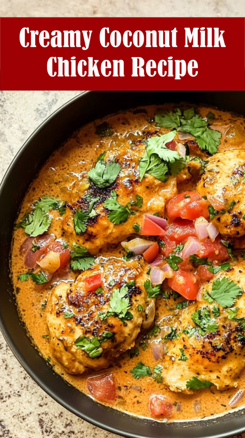 Creamy Coconut Milk Chicken Recipe – Reserveamana