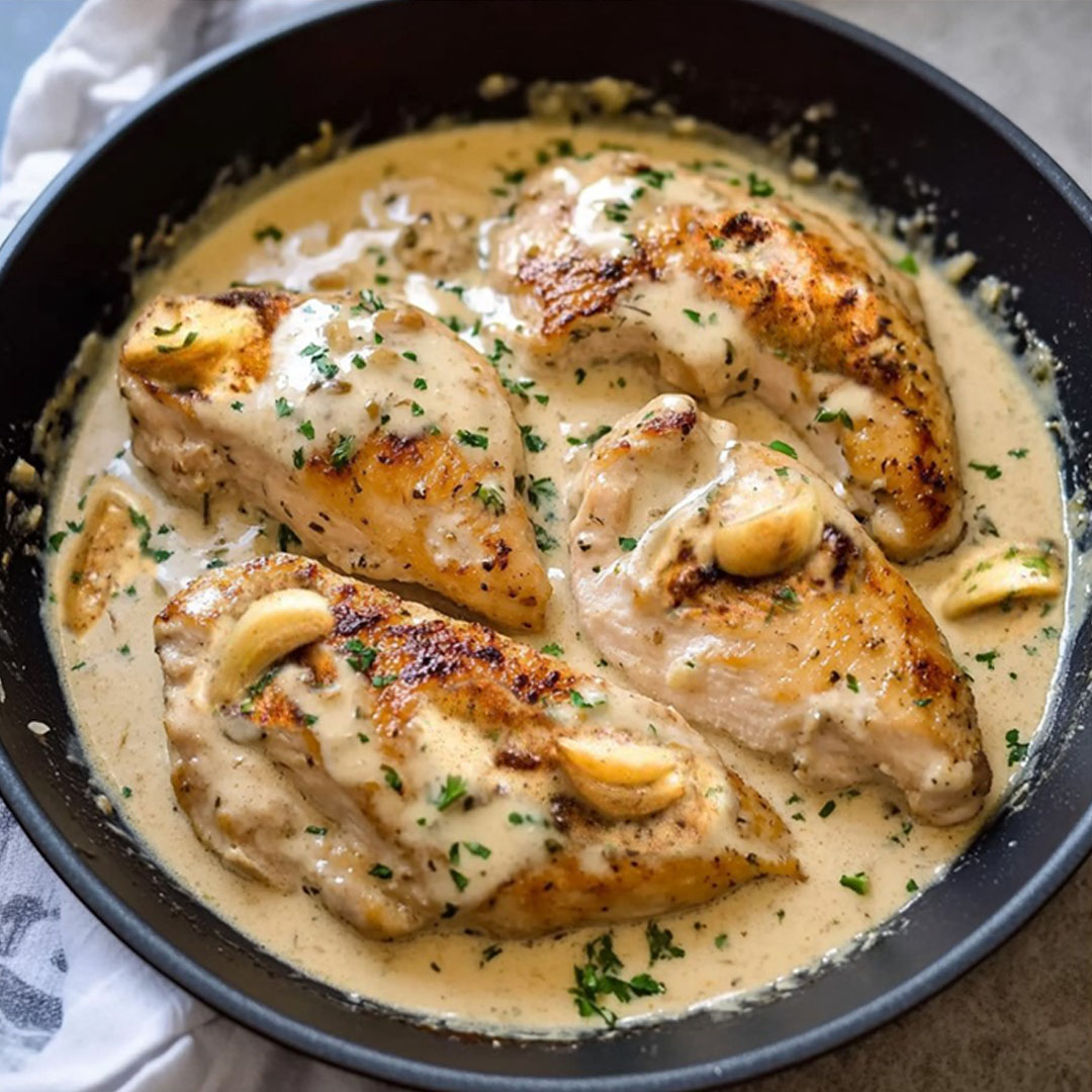 Creamy Garlic Chicken Recipe – Reserveamana