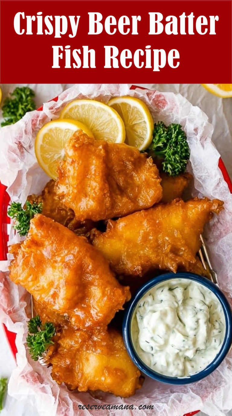 Crispy Beer Batter Fish Recipe – Reserveamana