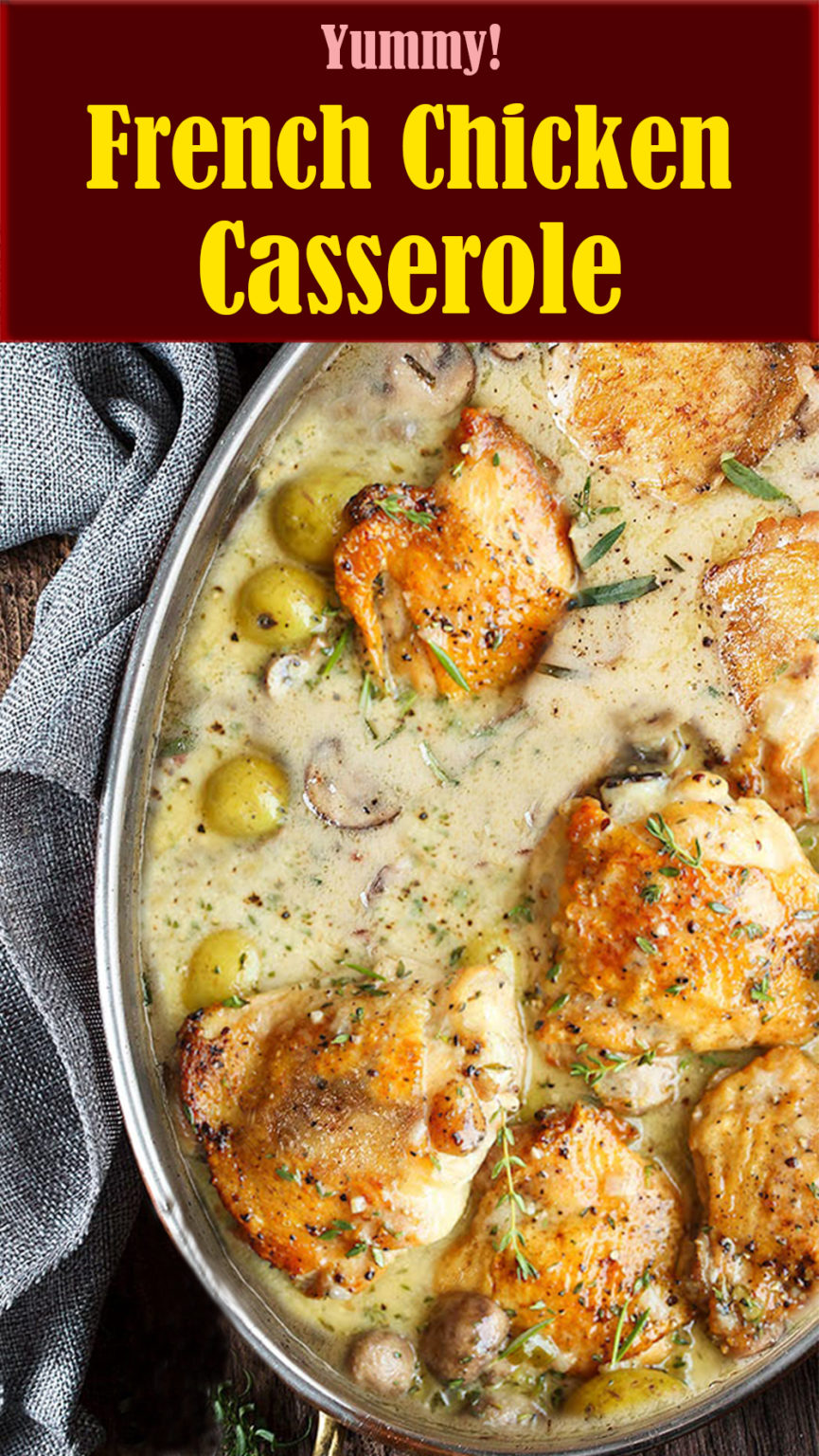 EASY French Chicken Casserole – Reserveamana