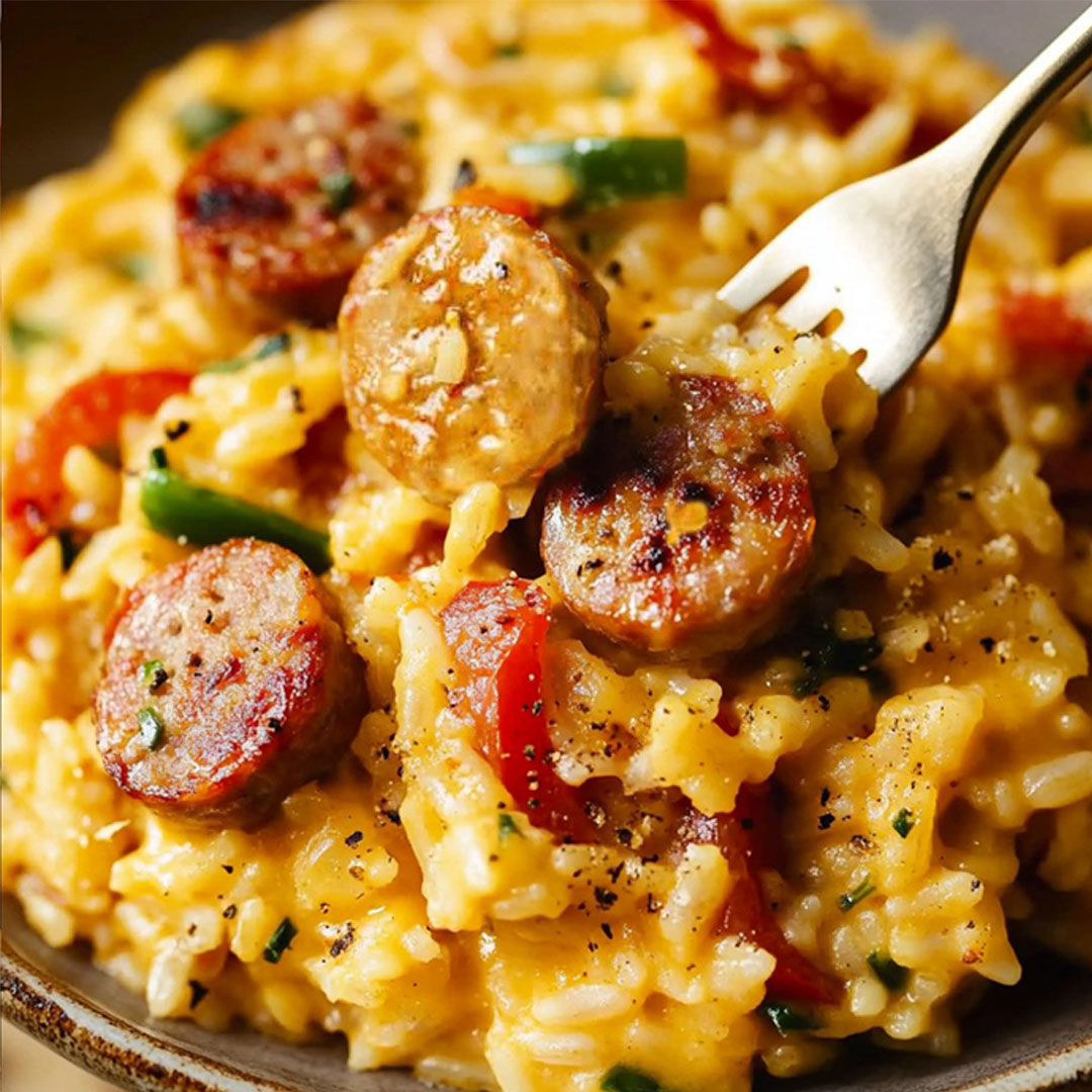 EASY One Pot Sausage and Rice – Reserveamana