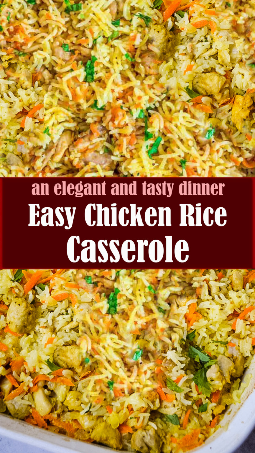 Easy Chicken Rice Casserole Recipe – Reserveamana