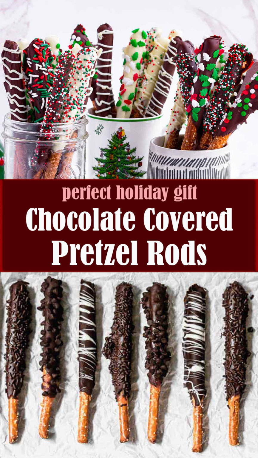 Easy Chocolate Covered Pretzel Rods – Reserveamana