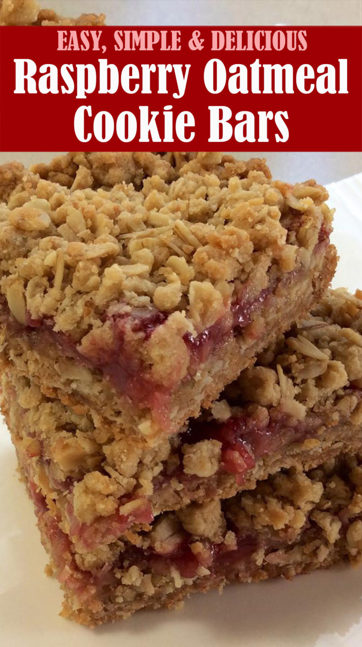 Easy Raspberry Oatmeal Cookie Bars – Reserveamana