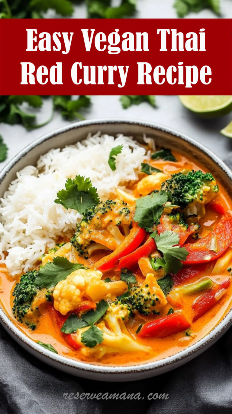 Easy Vegan Thai Red Curry Recipe – Reserveamana