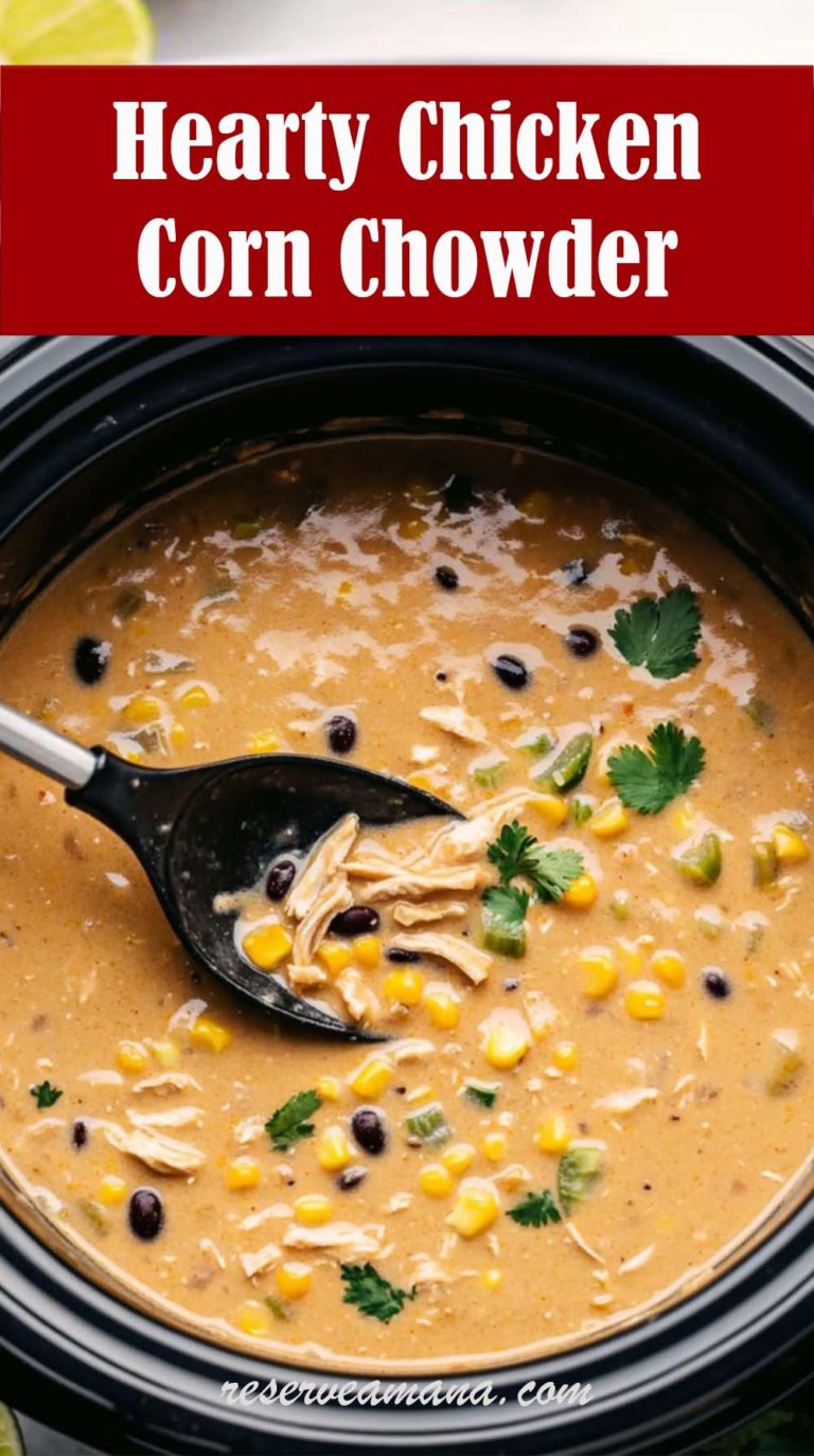 Hearty Chicken Corn Chowder Recipe – Reserveamana