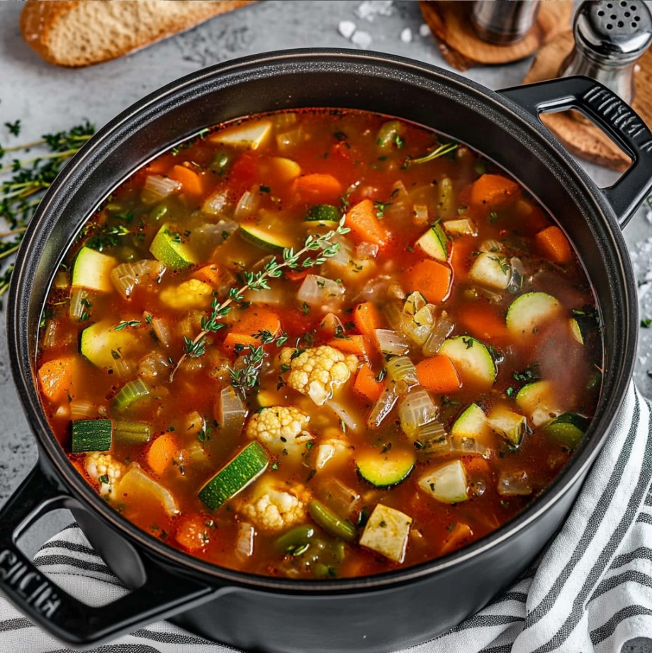 Hearty Vegetable Soup Recipe – Reserveamana