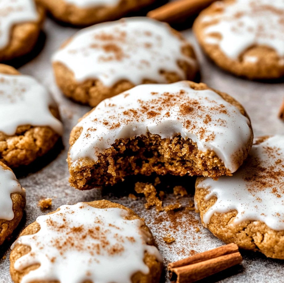 Iced Gingerbread Oatmeal Cookies – Reserveamana