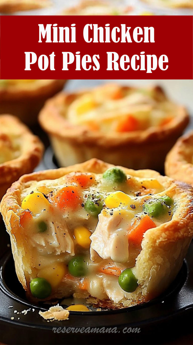 Mini Chicken Pot Pies Recipe – Reserveamana