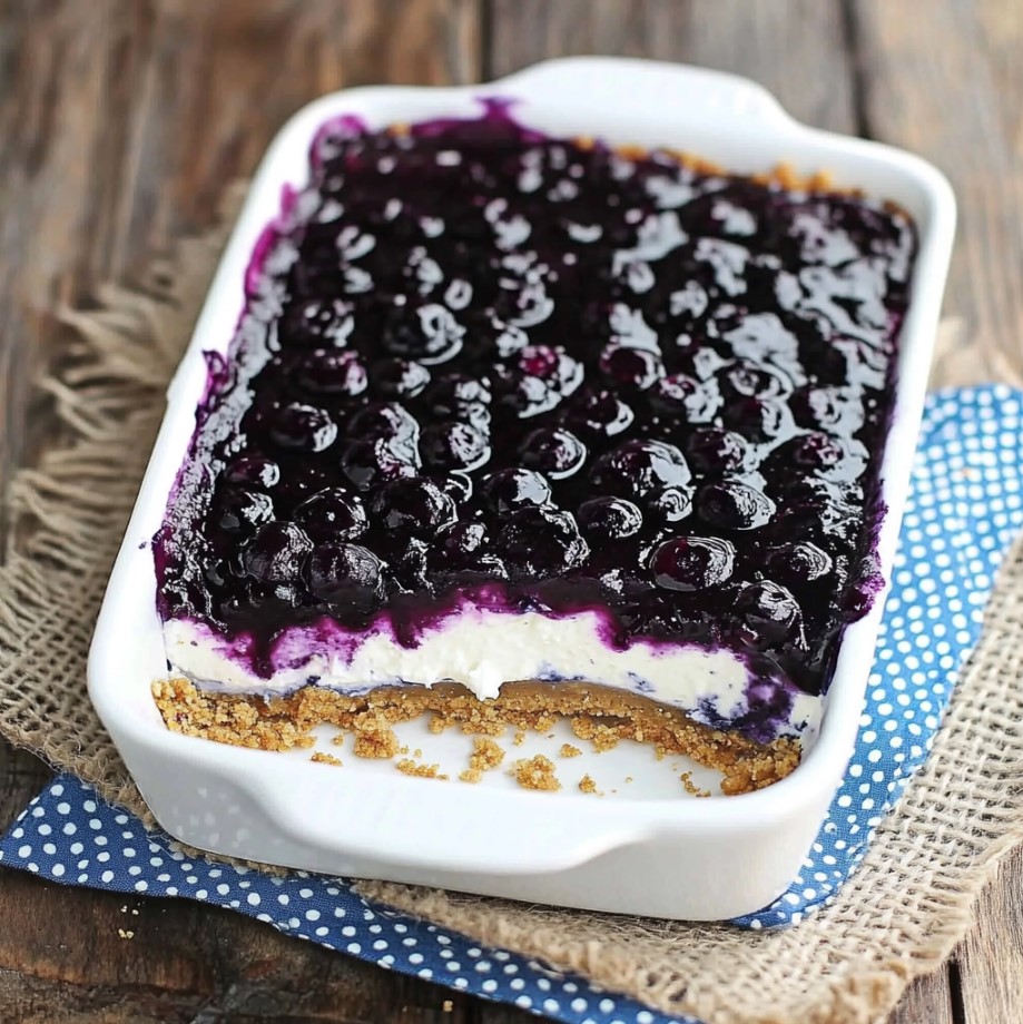 No Bake Blueberry Yum Yum Dessert Recipe – Reserveamana