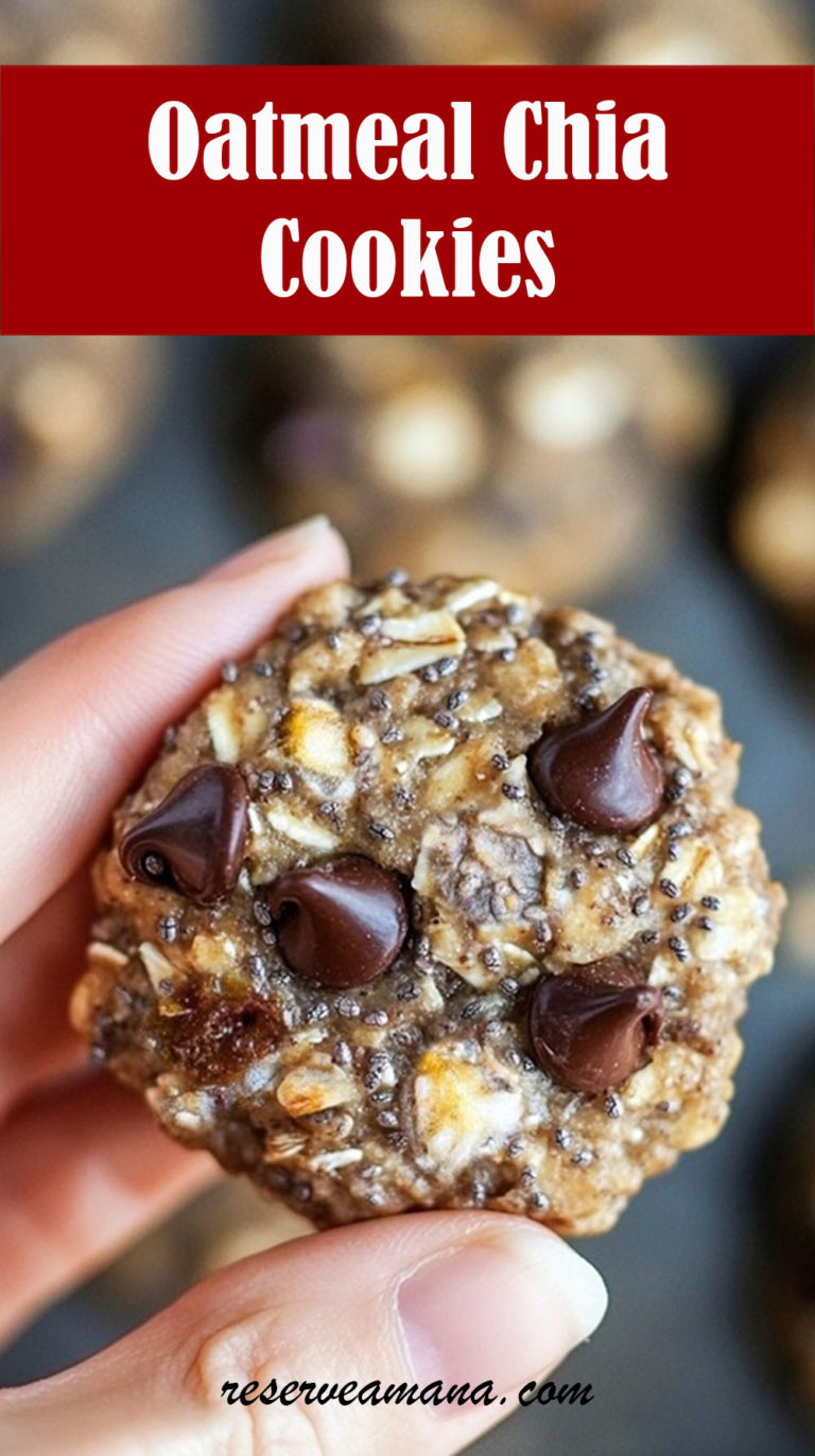Oatmeal Chia Cookies – Reserveamana