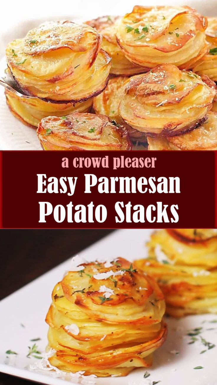 Parmesan Potato Stacks Recipe – Reserveamana