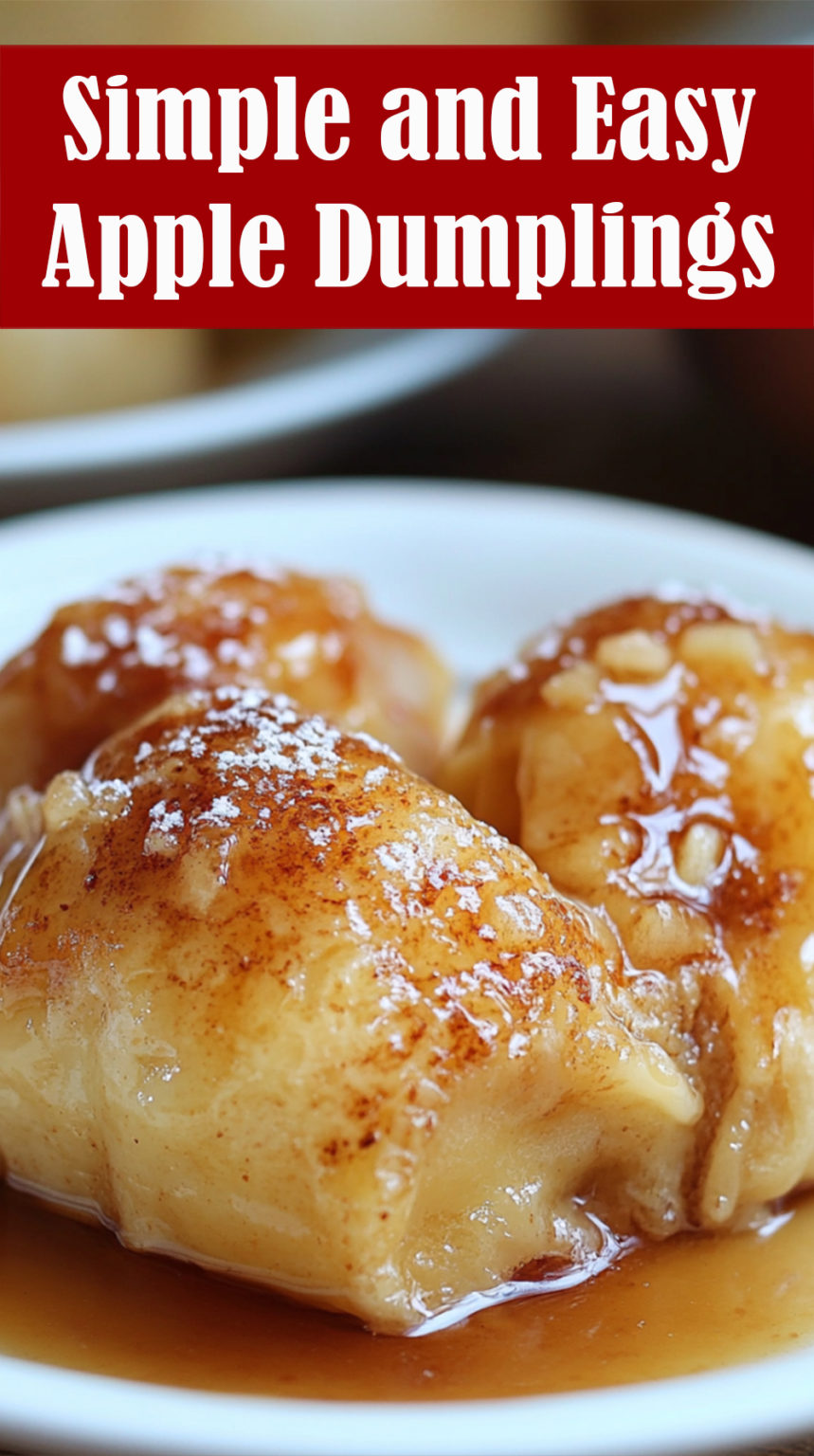 Simple and Easy Apple Dumplings – Reserveamana