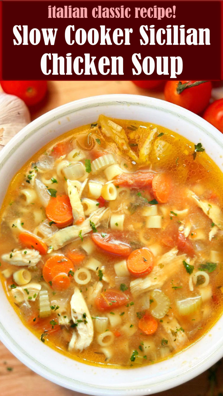 Slow Cooker Sicilian Chicken Soup – Reserveamana
