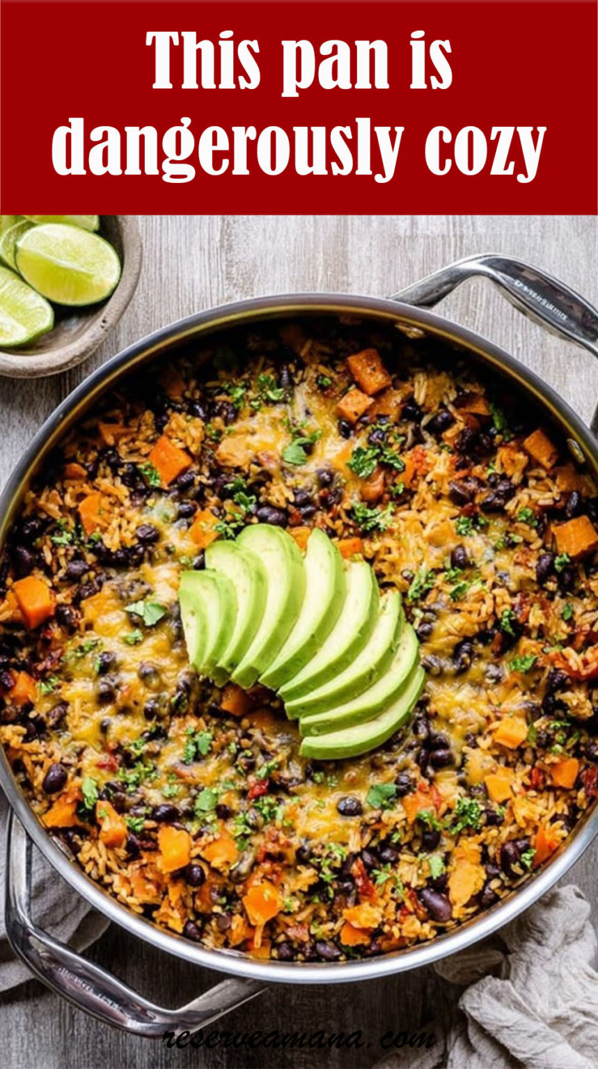 Southwest Sweet Potato, Black Bean and Rice Skillet – Reserveamana