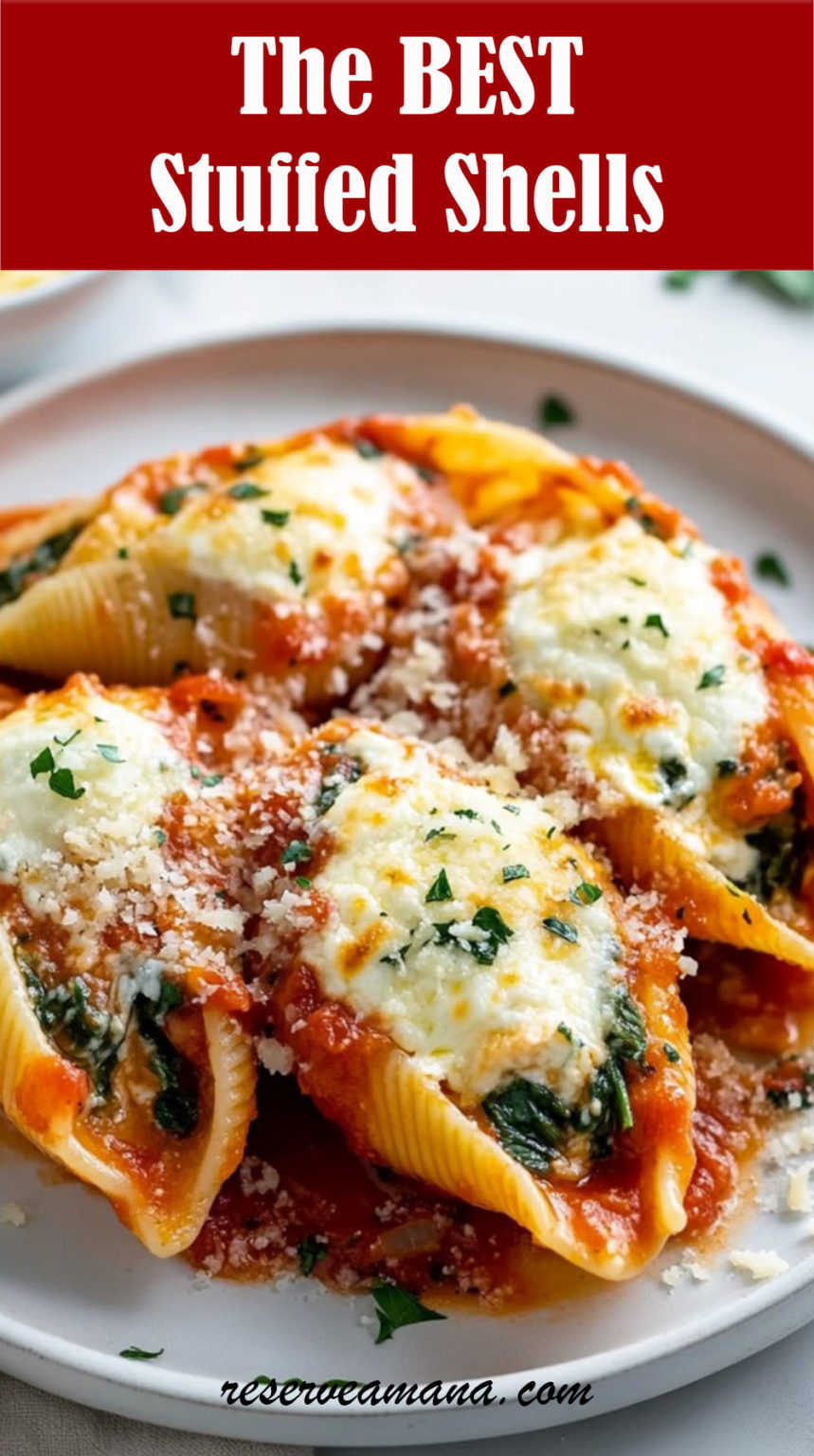 The BEST Stuffed Shells Recipe – Reserveamana